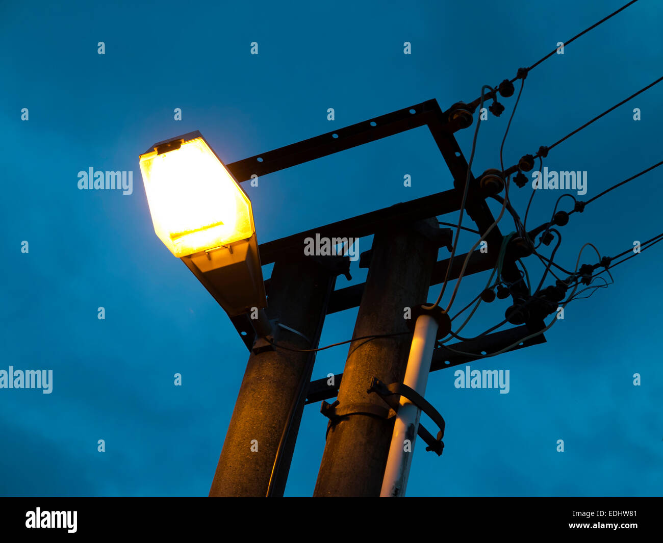 street lighting - street lighting lamp Stock Photo - Alamy