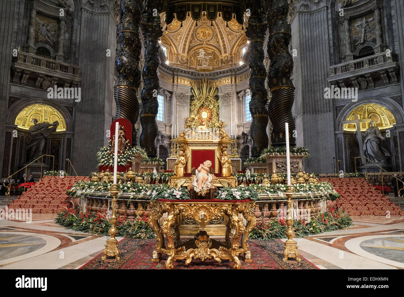 Holy Mass of the Epiphany - Pope Francis Stock Photo - Alamy