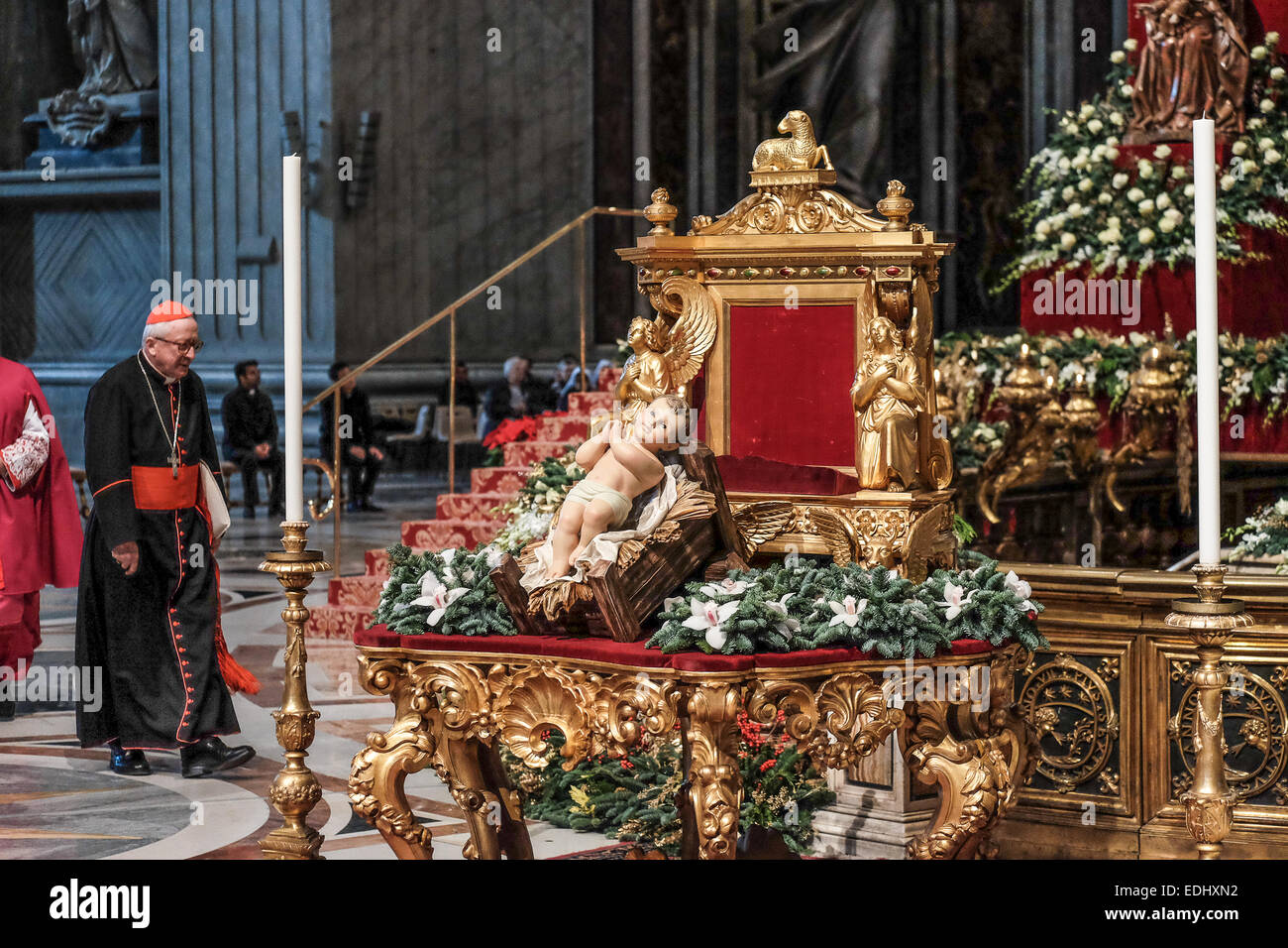 Holy Mass of the Epiphany - Pope Francis Stock Photo - Alamy