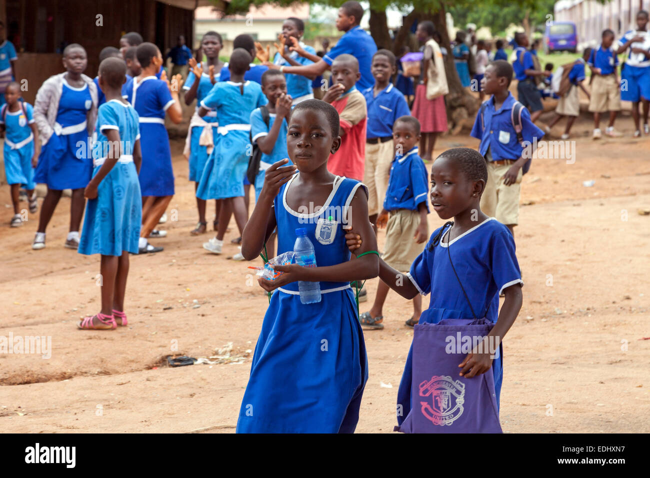 School children, Accra, Ghana, Africa Stock Photo - Alamy