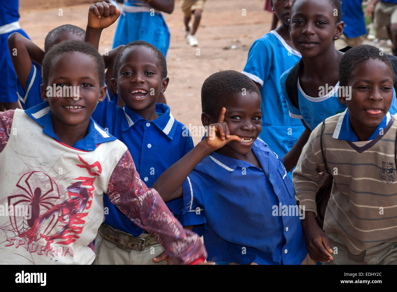 School children, Accra, Ghana, Africa Stock Photo - Alamy