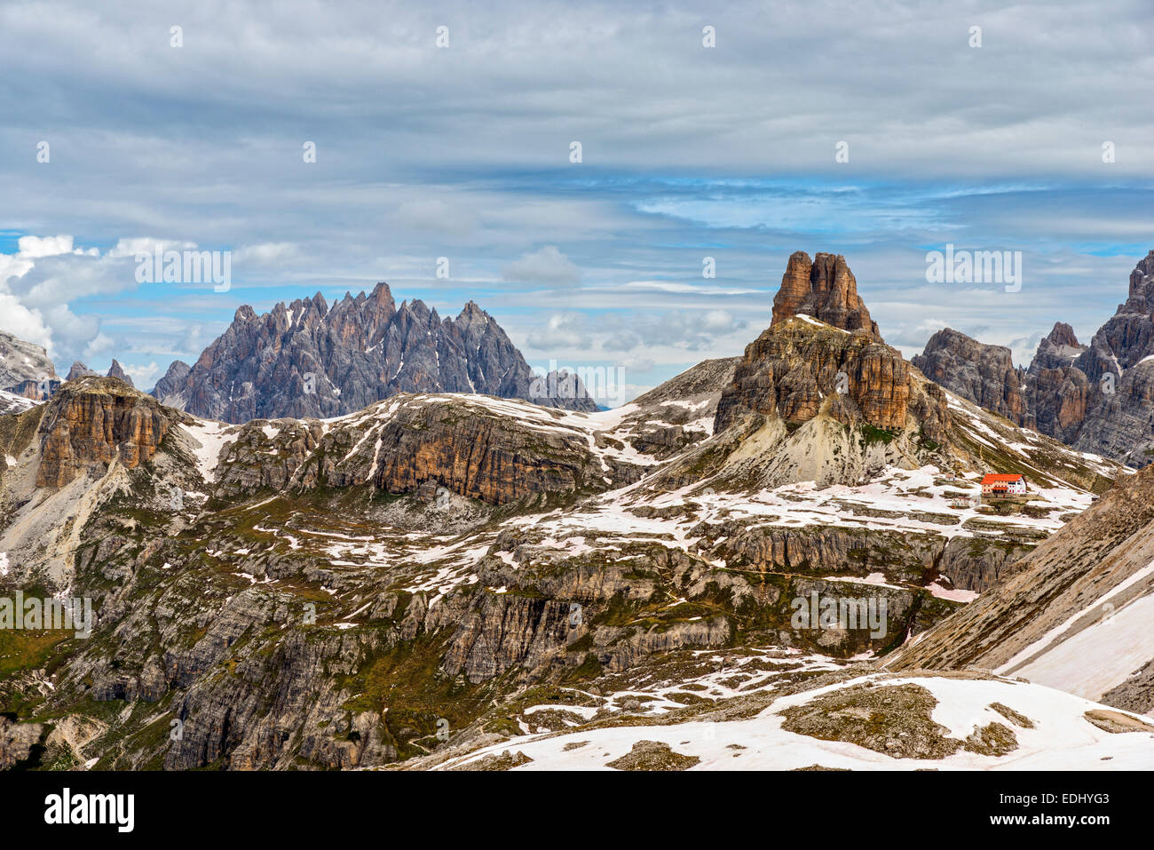 Rifugio Locatelli alle Tre Cime or Drei Zinnen Hütte and Toblinger ...