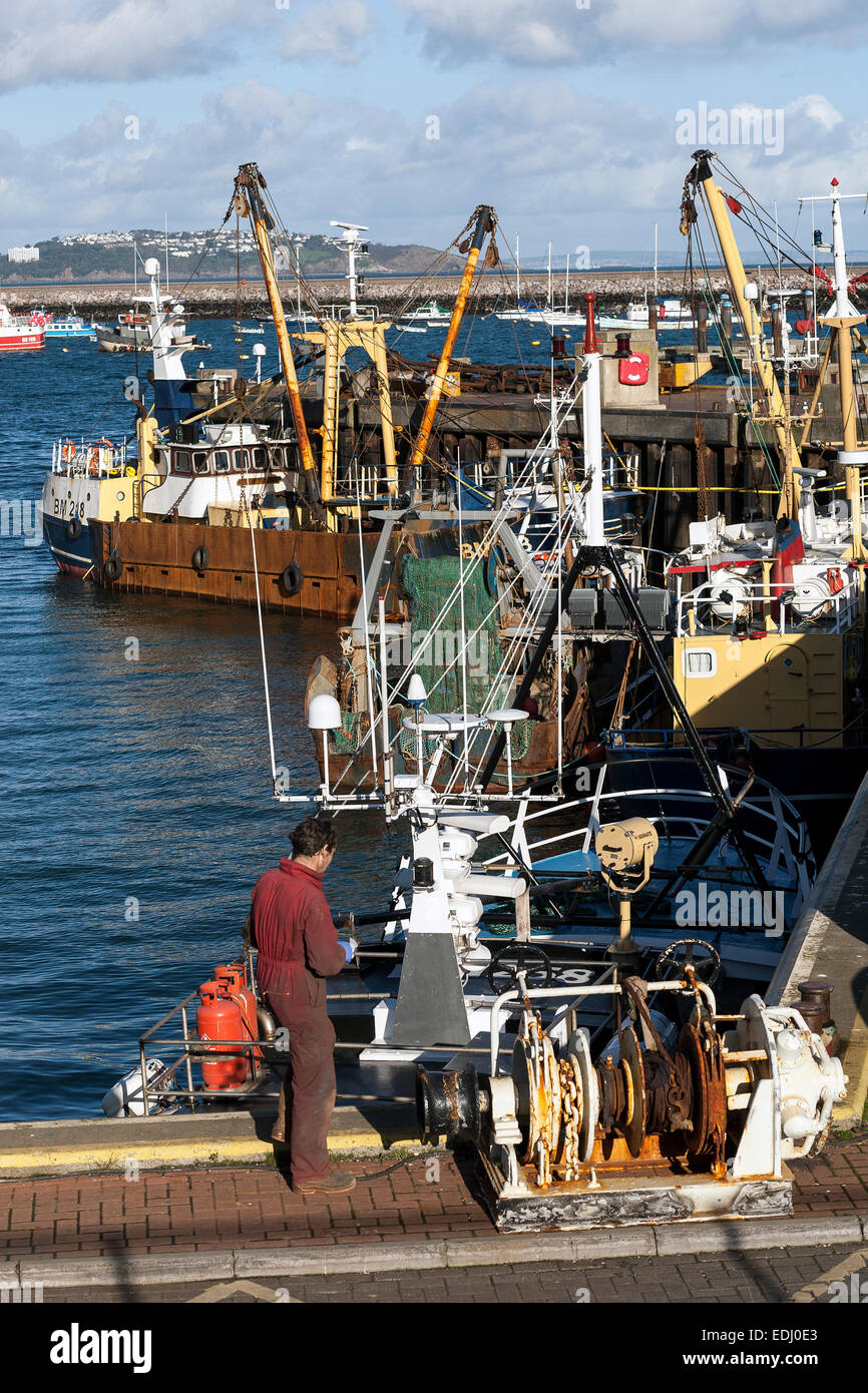 Brixham fleet hi-res stock photography and images - Alamy