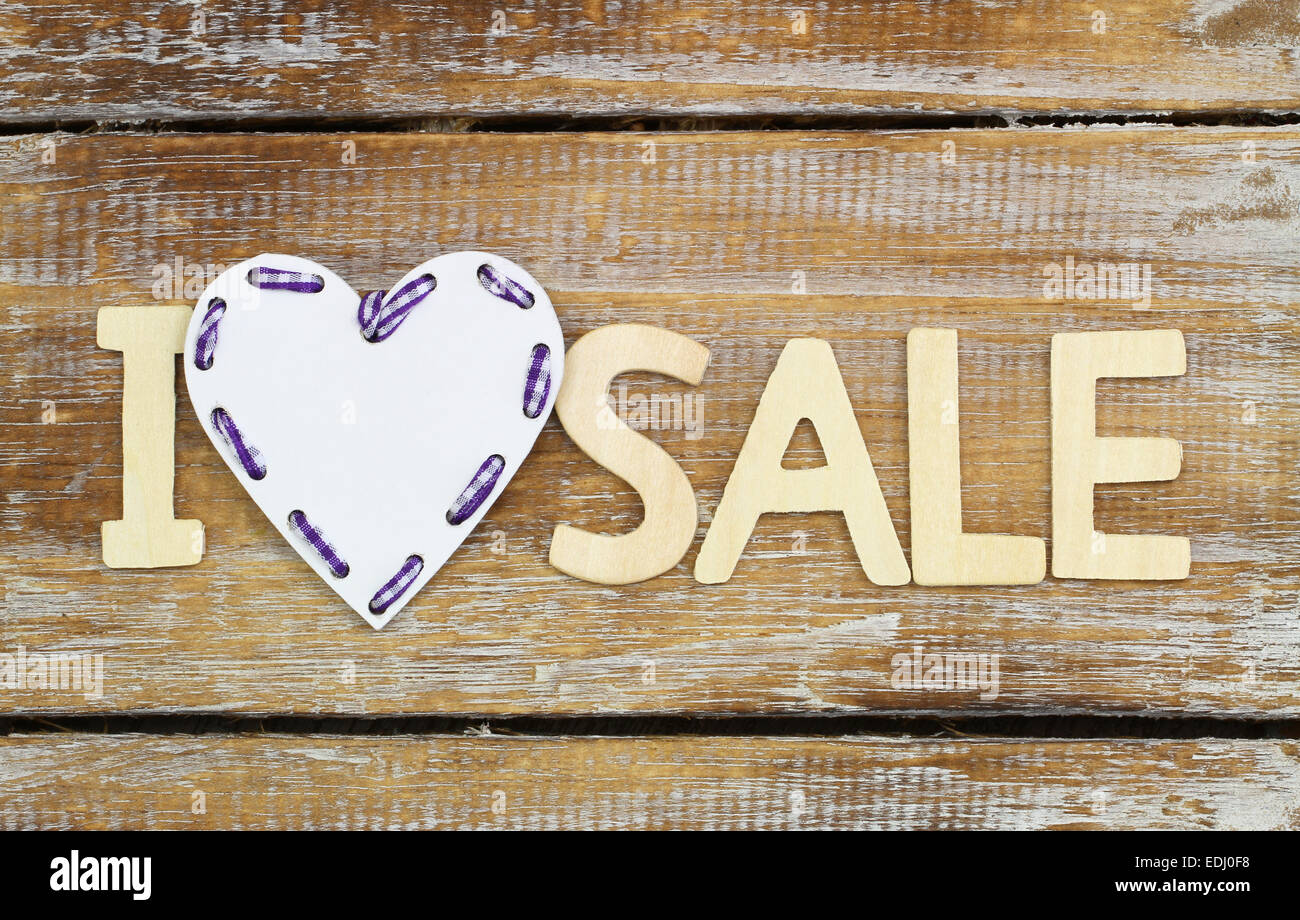 I love sale hi-res stock photography and images - Alamy