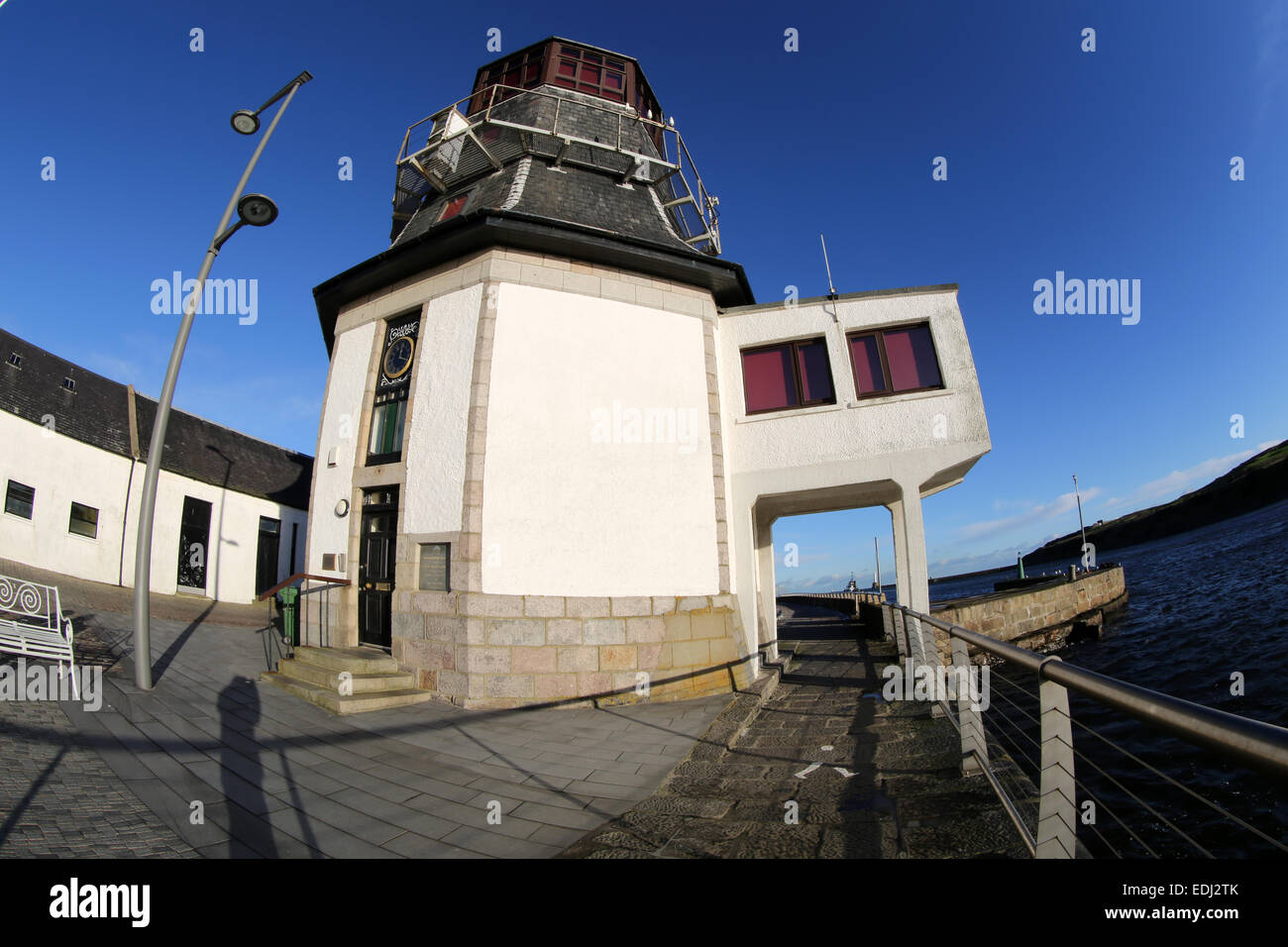 Aberdeen harbour control tower hi-res stock photography and images - Alamy