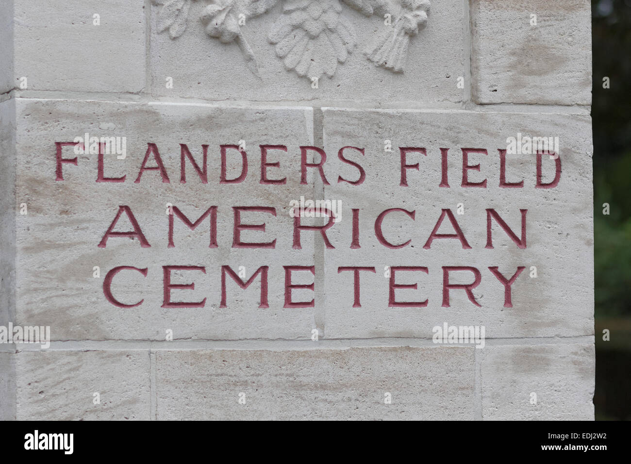 Flanders Field, American Cemetery, Waregem, Belgium Stock Photo - Alamy