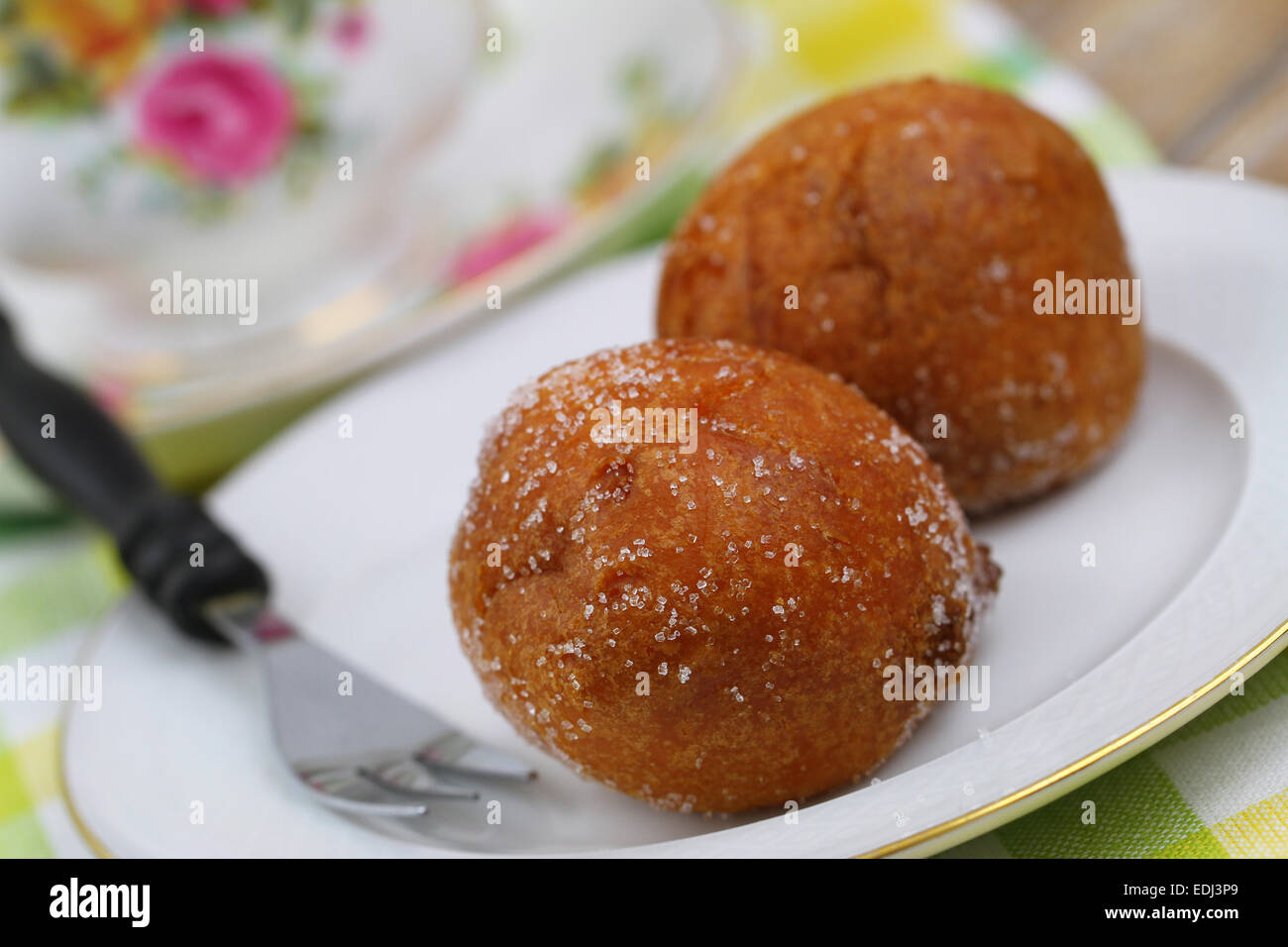 Mini doughnuts, closeup Stock Photo - Alamy