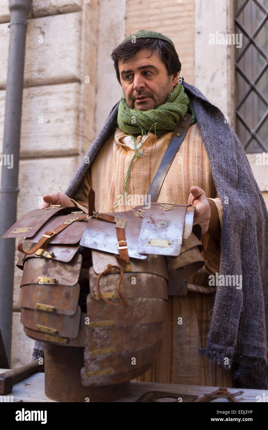 reenactment of an ancient roman blacksmith Stock Photo - Alamy