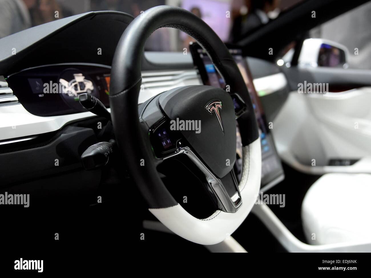 Las Vegas, Nevada, USA. 06th Jan, 2015. A view of the steering unit ...