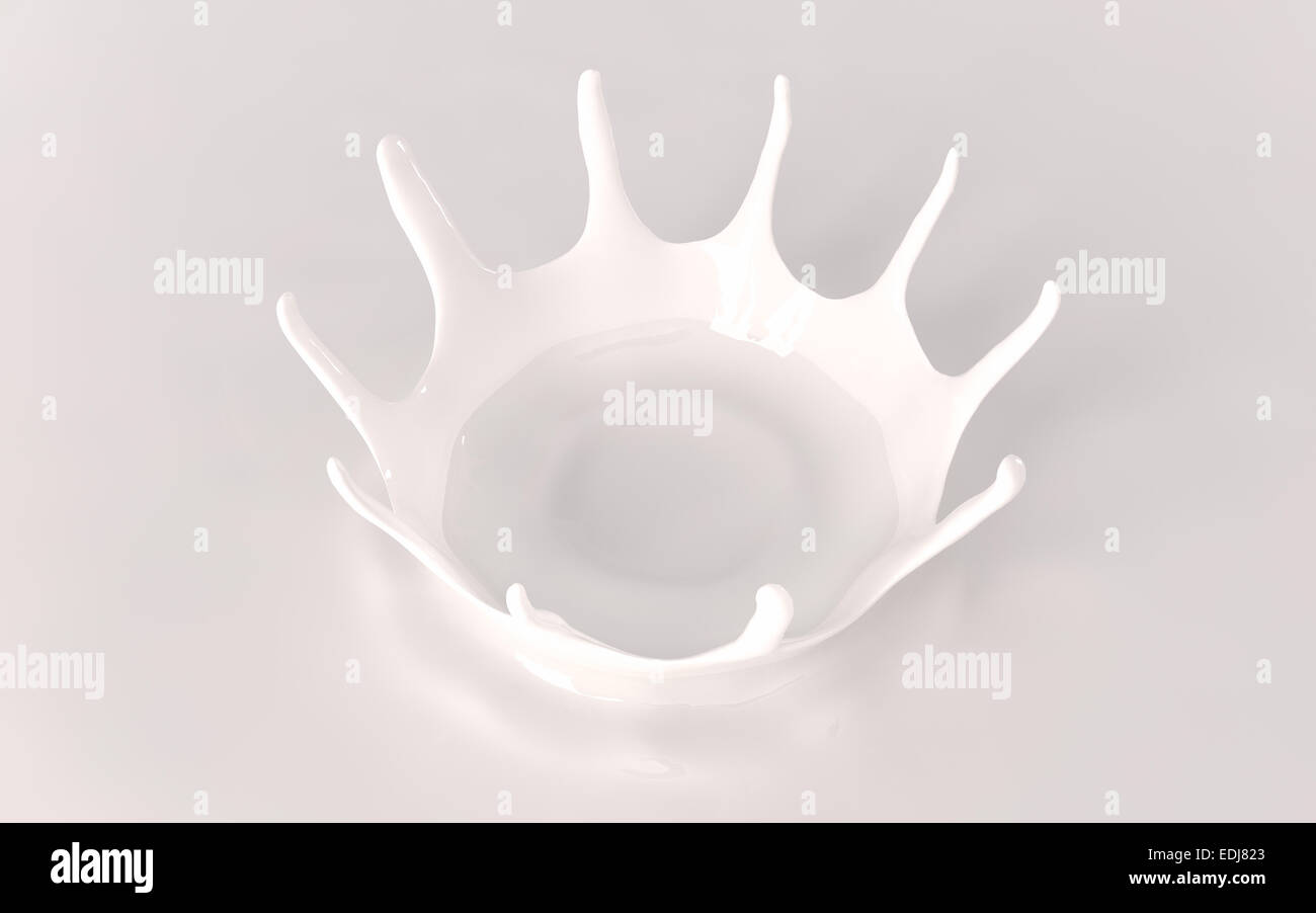 Milk water splash hi-res stock photography and images - Alamy