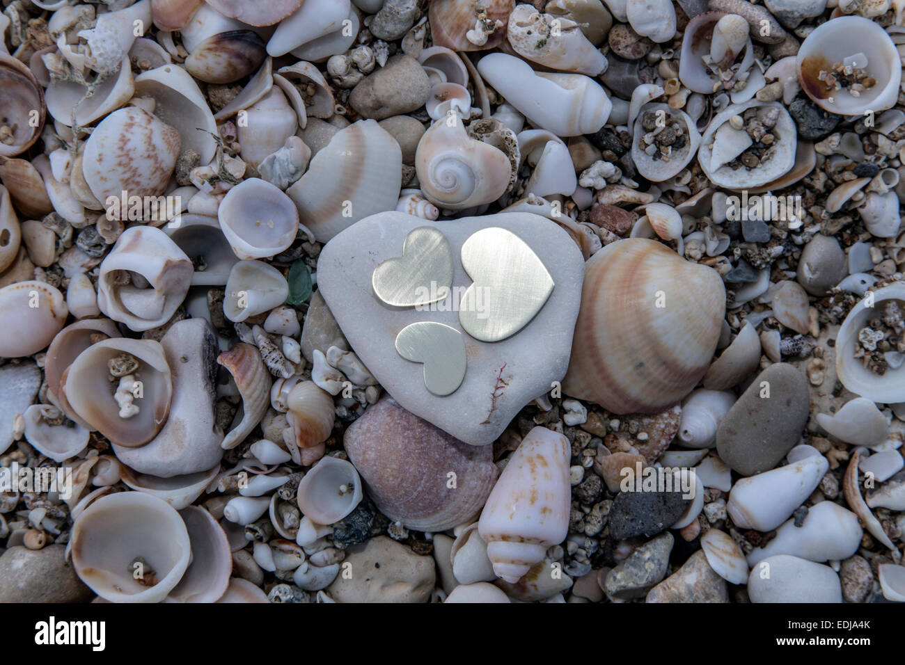 Three hearts hi-res stock photography and images - Alamy