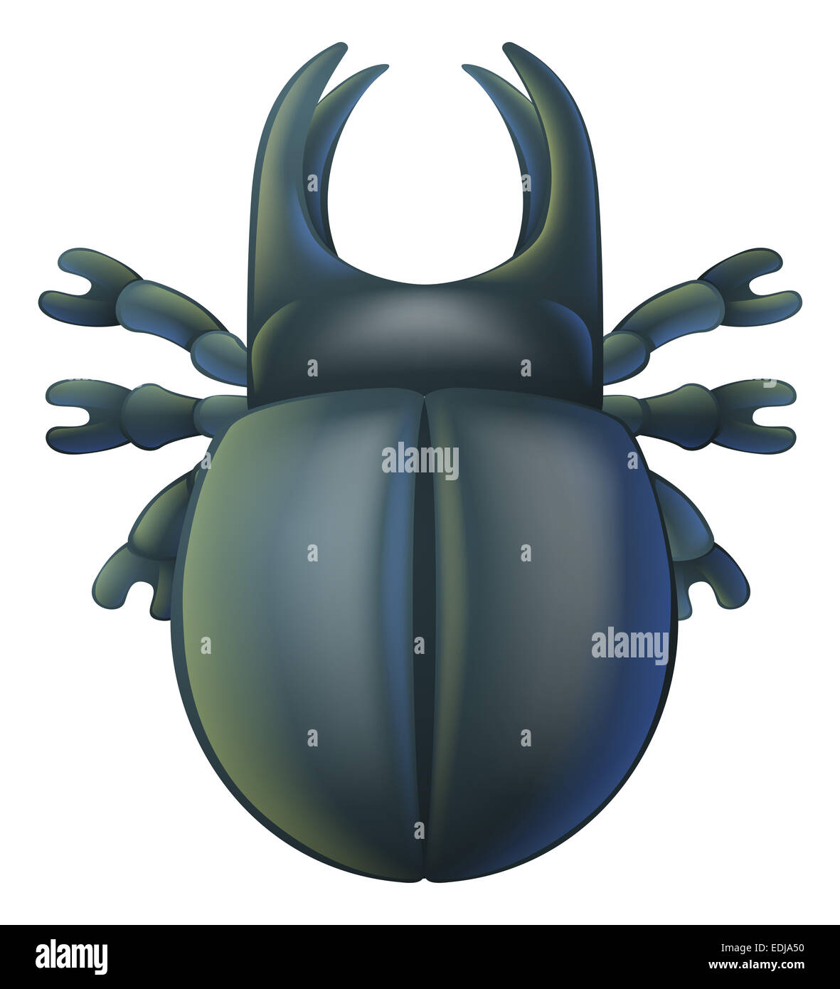 An illustration of a cartoon insect bug character Stock Photo - Alamy