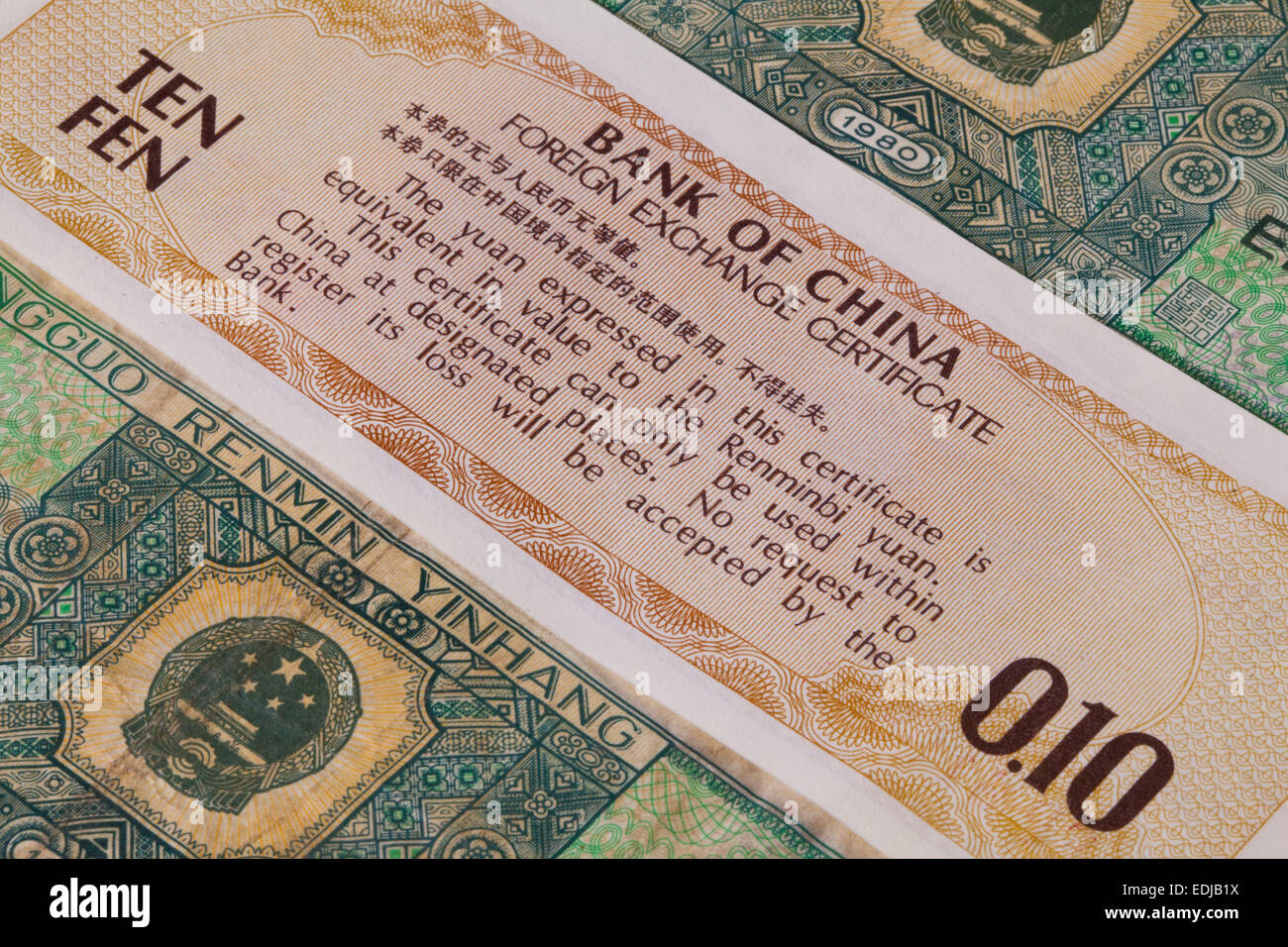 Different Juan banknotes from China on the table Stock Photo - Alamy