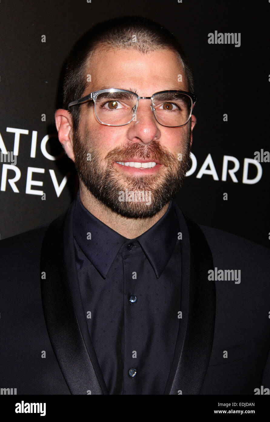 New York, New York, USA. 6th Jan, 2015. Actor ZACHARY QUINTO attends ...