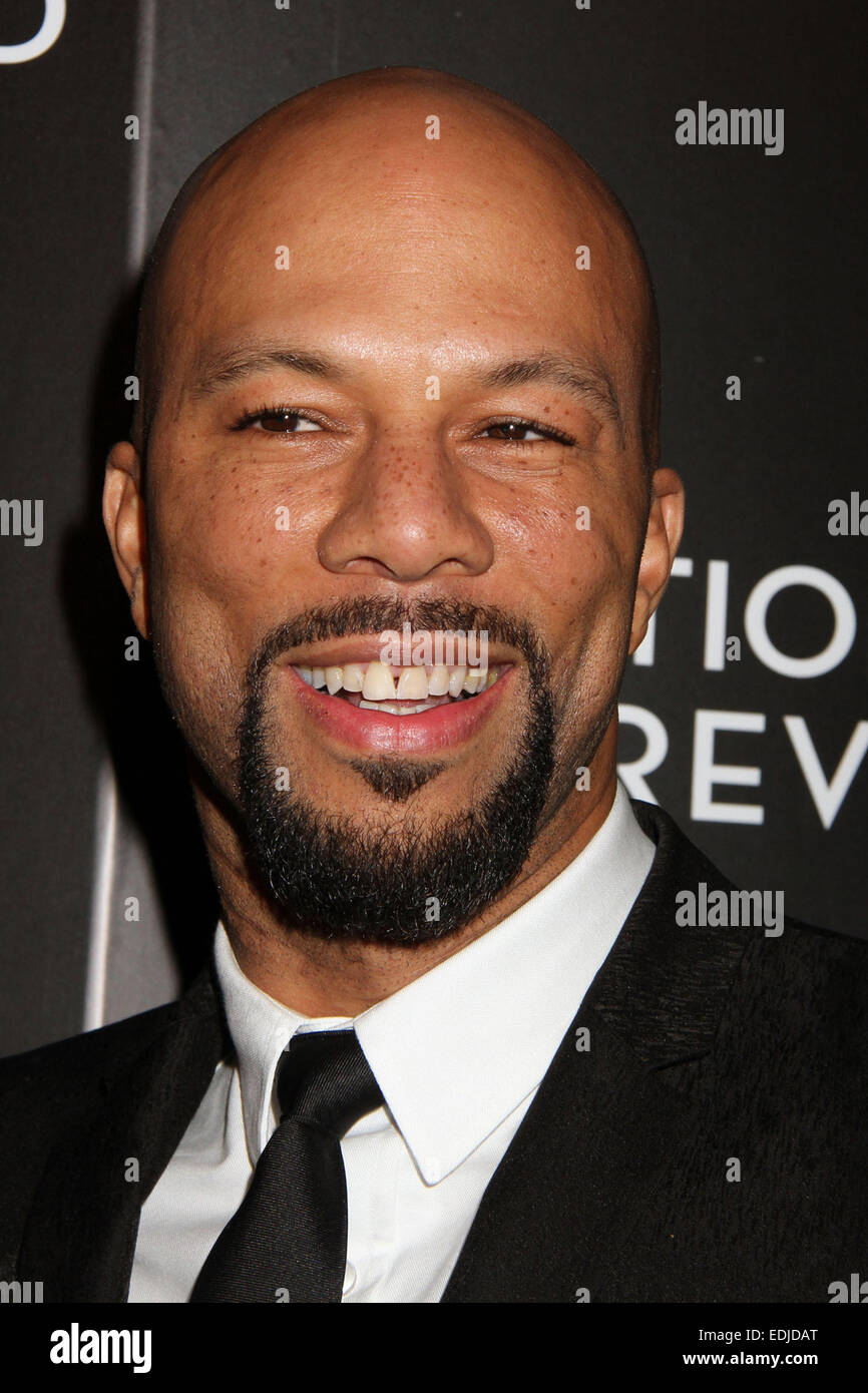 New York, New York, USA. 6th Jan, 2015. Rapper COMMON attends the 2014 ...
