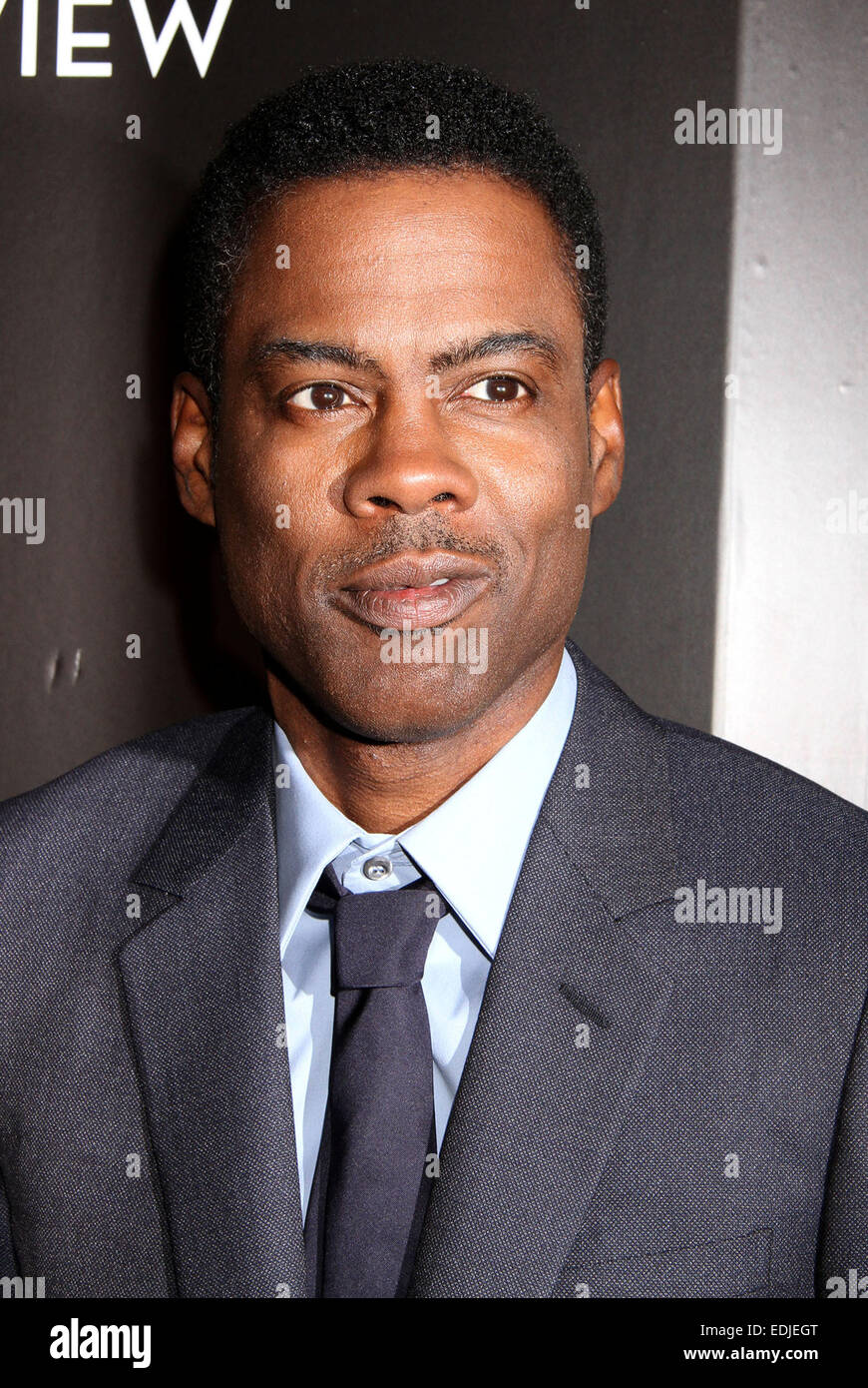 New York, New York, USA. 6th Jan, 2015. Actor/comedian CHRIS ROCK ...