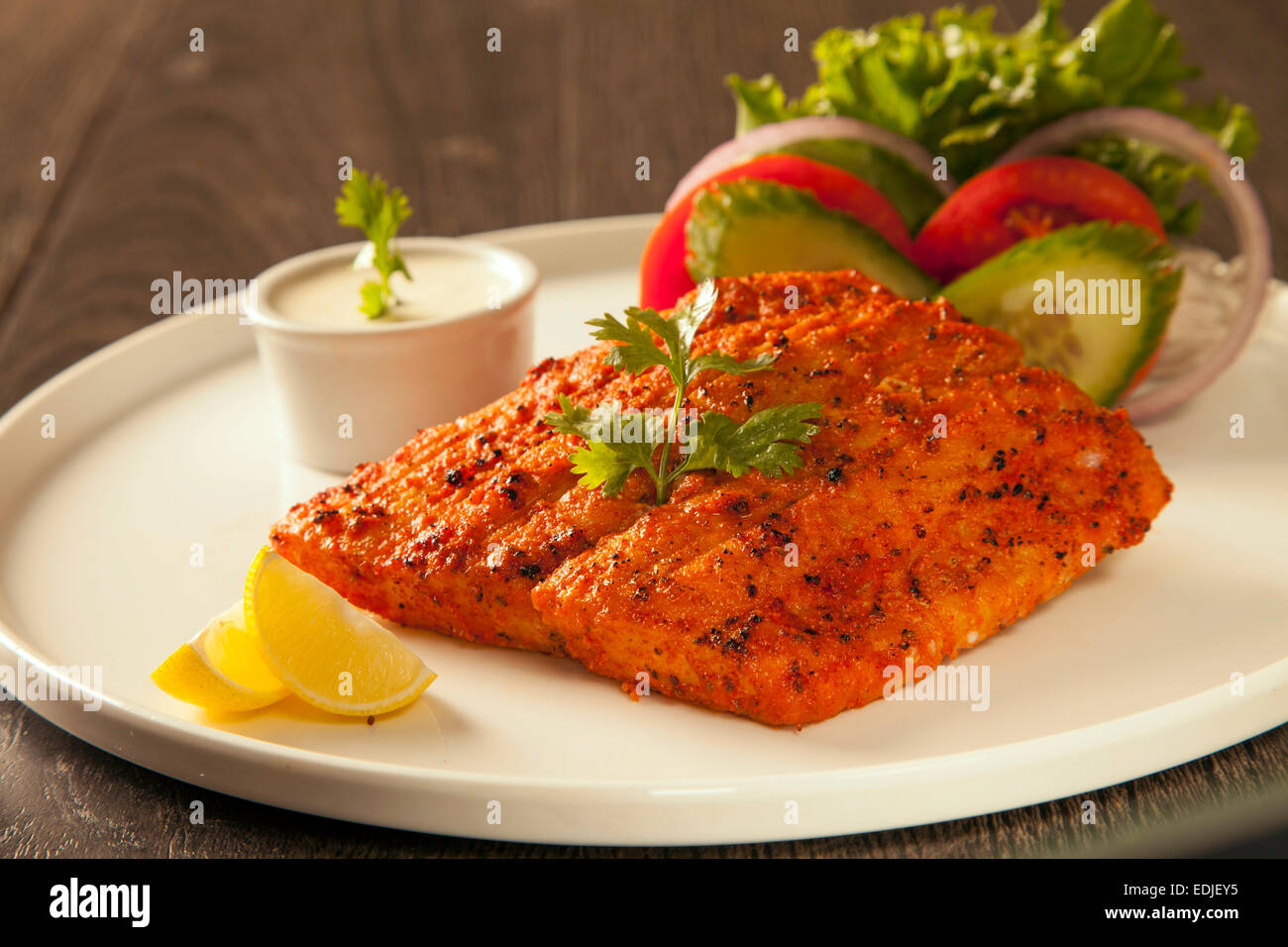 Fish tikka hi-res stock photography and images - Alamy