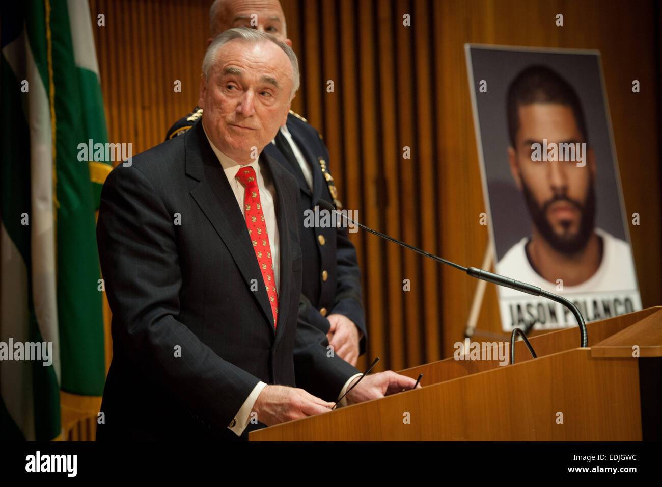 Manhattan, New York, USA. 6th Jan, 2015. An image of alleged shooter ...