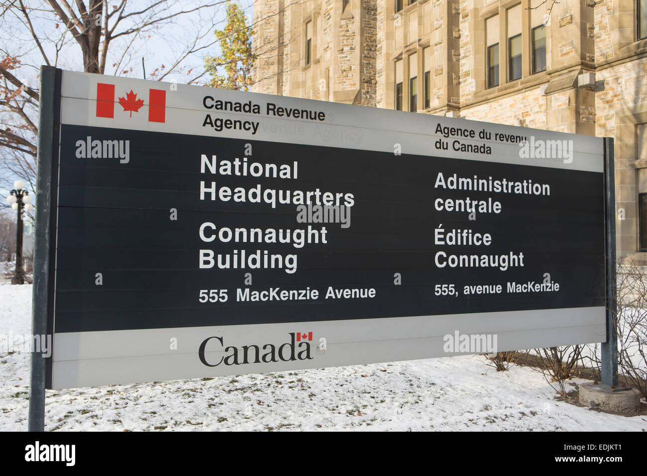 National headquarters of Canada Revenue Agency is pictured at Connaught ...