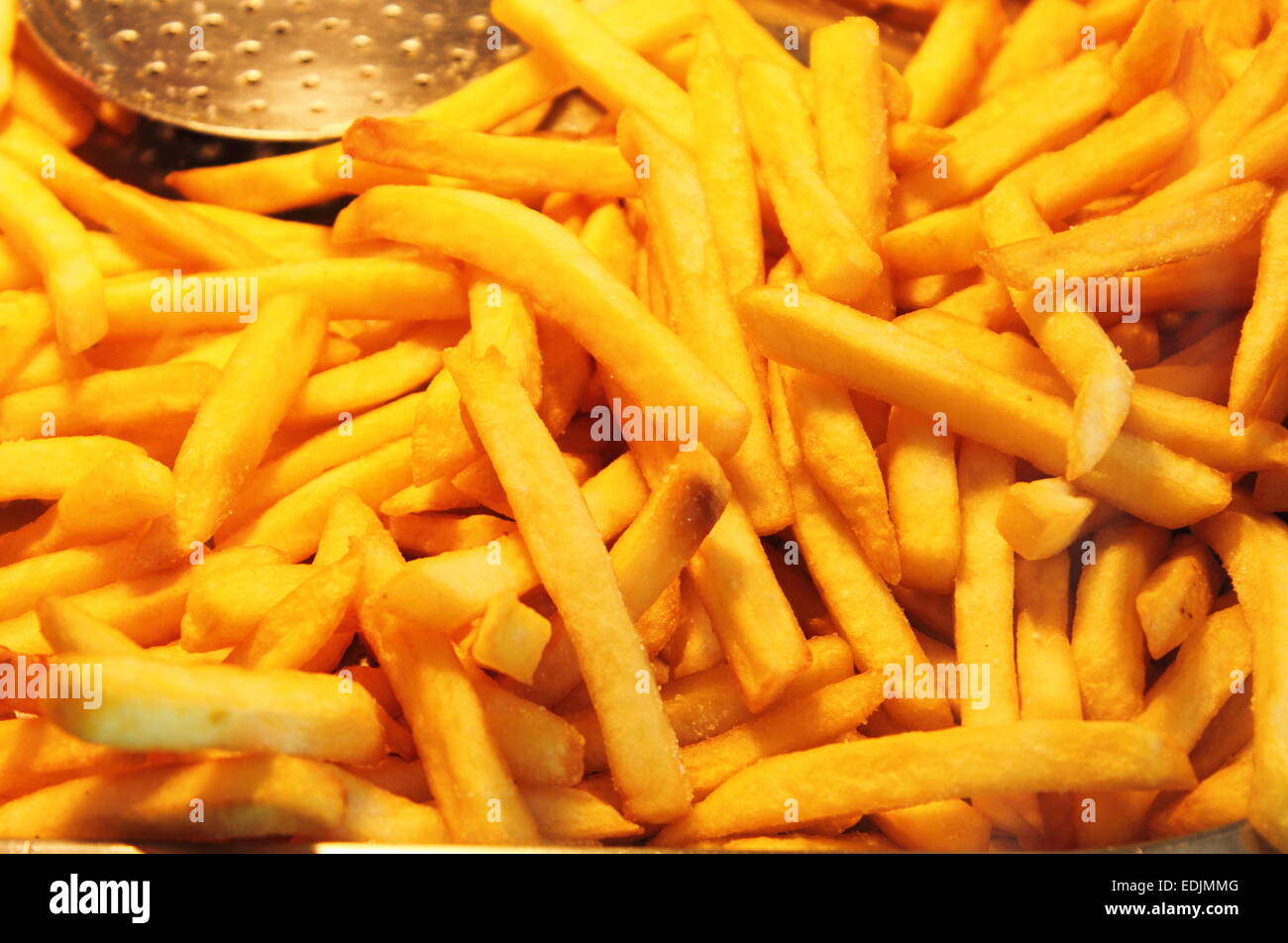 Closeup of hot french fries Stock Photo - Alamy