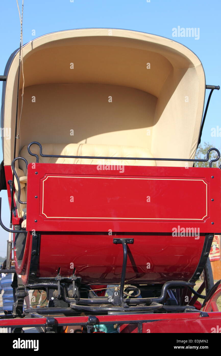 Old style coupe horse coach Stock Photo - Alamy