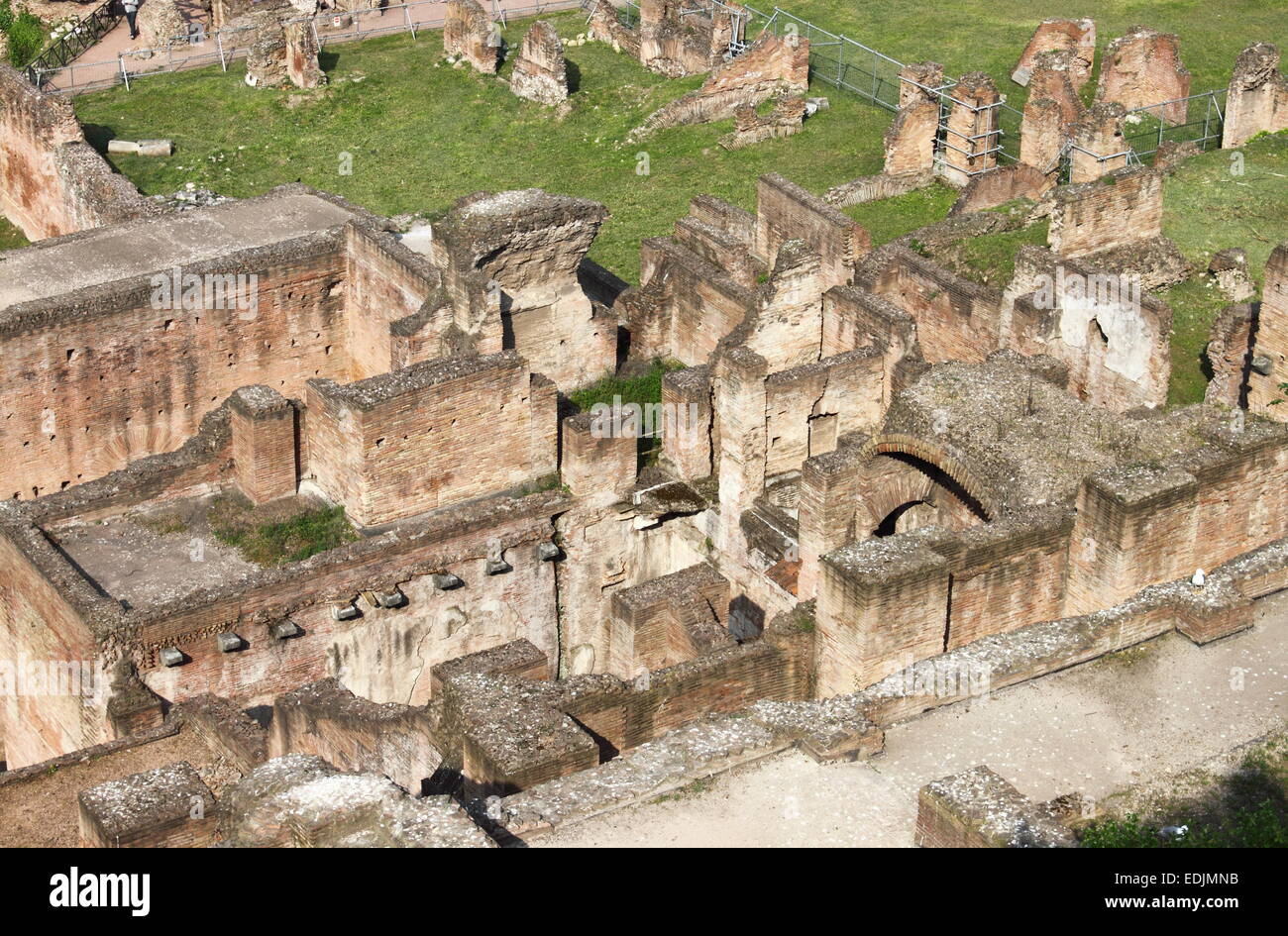 Aerial view of the Roman Forum in Rome Italy Stock Photo - Alamy