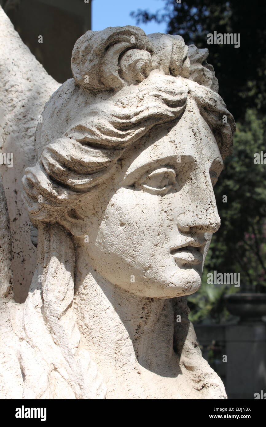 Sphinx statue in Villa Torlonia of Rome, Italy Stock Photo - Alamy