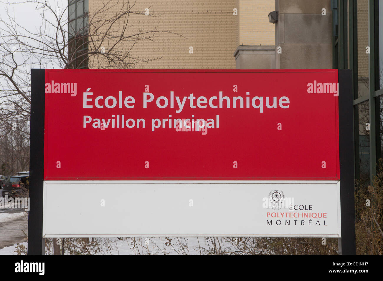 The Ecole Polytechnique de Montreal is pictured in Montreal Stock Photo ...