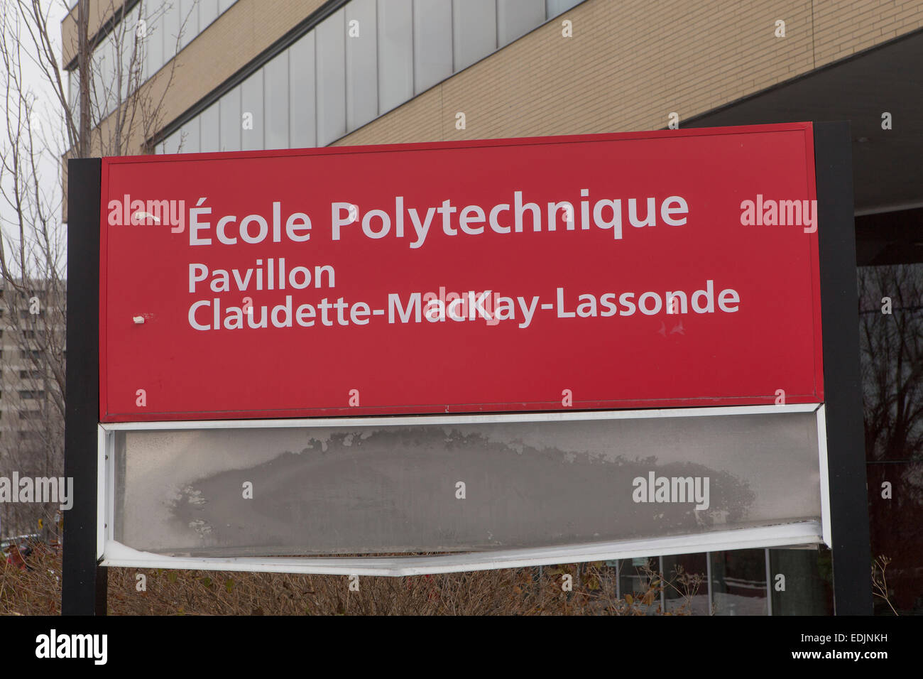 The Ecole Polytechnique de Montreal is pictured in Montreal Stock Photo ...