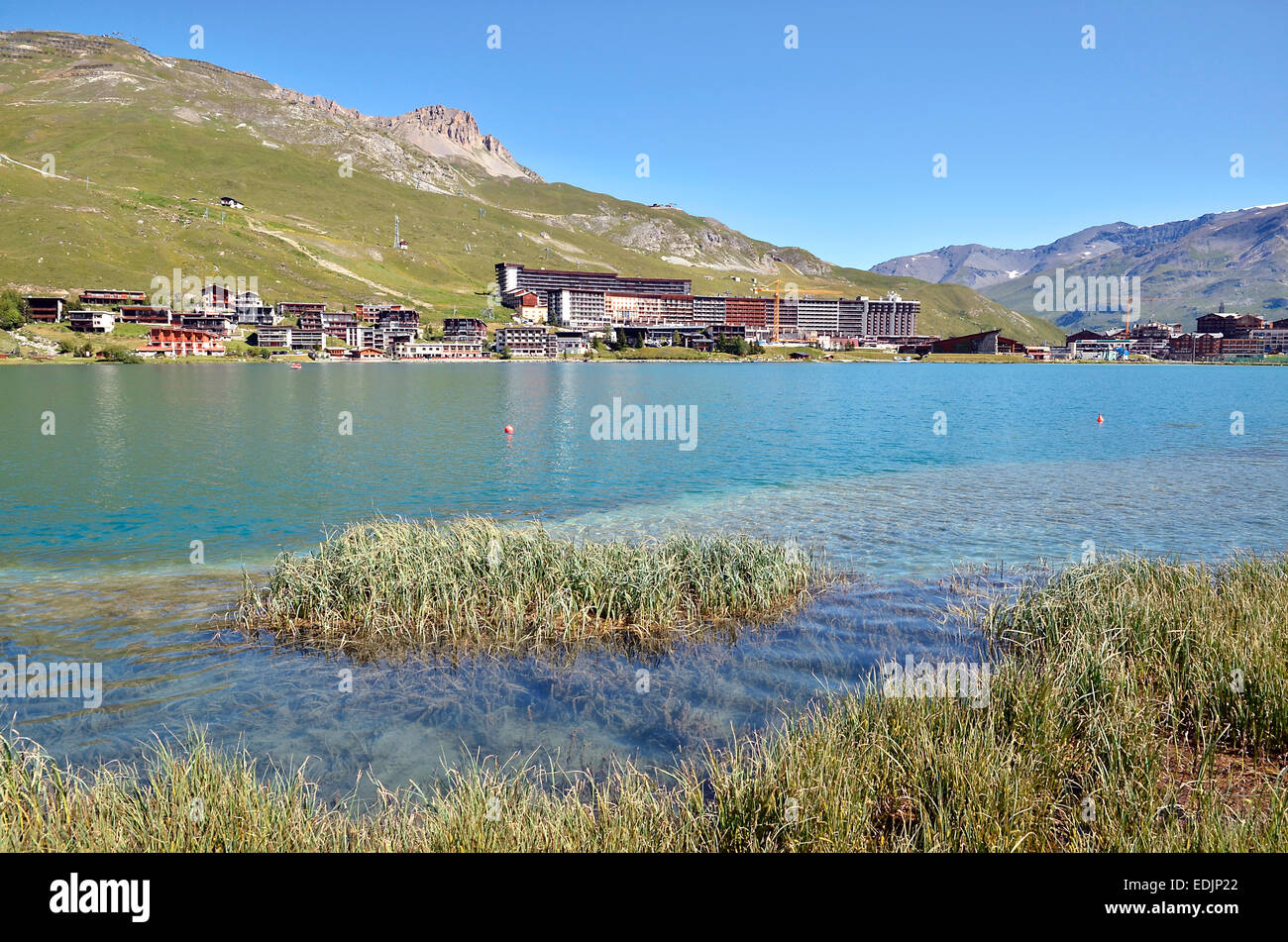 Lake of Tignes in France Stock Photo - Alamy