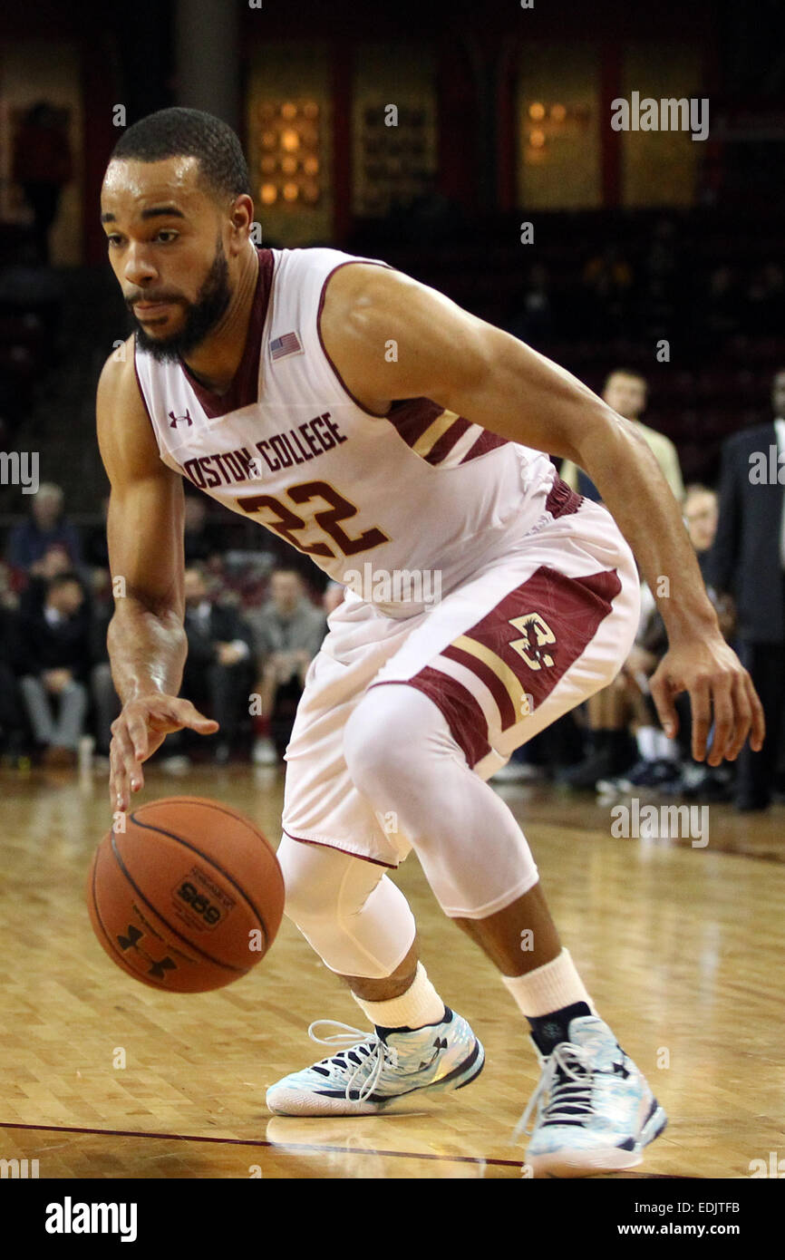 January 6, 2015: Boston College Eagles forward Aaron Brown (22) with ...