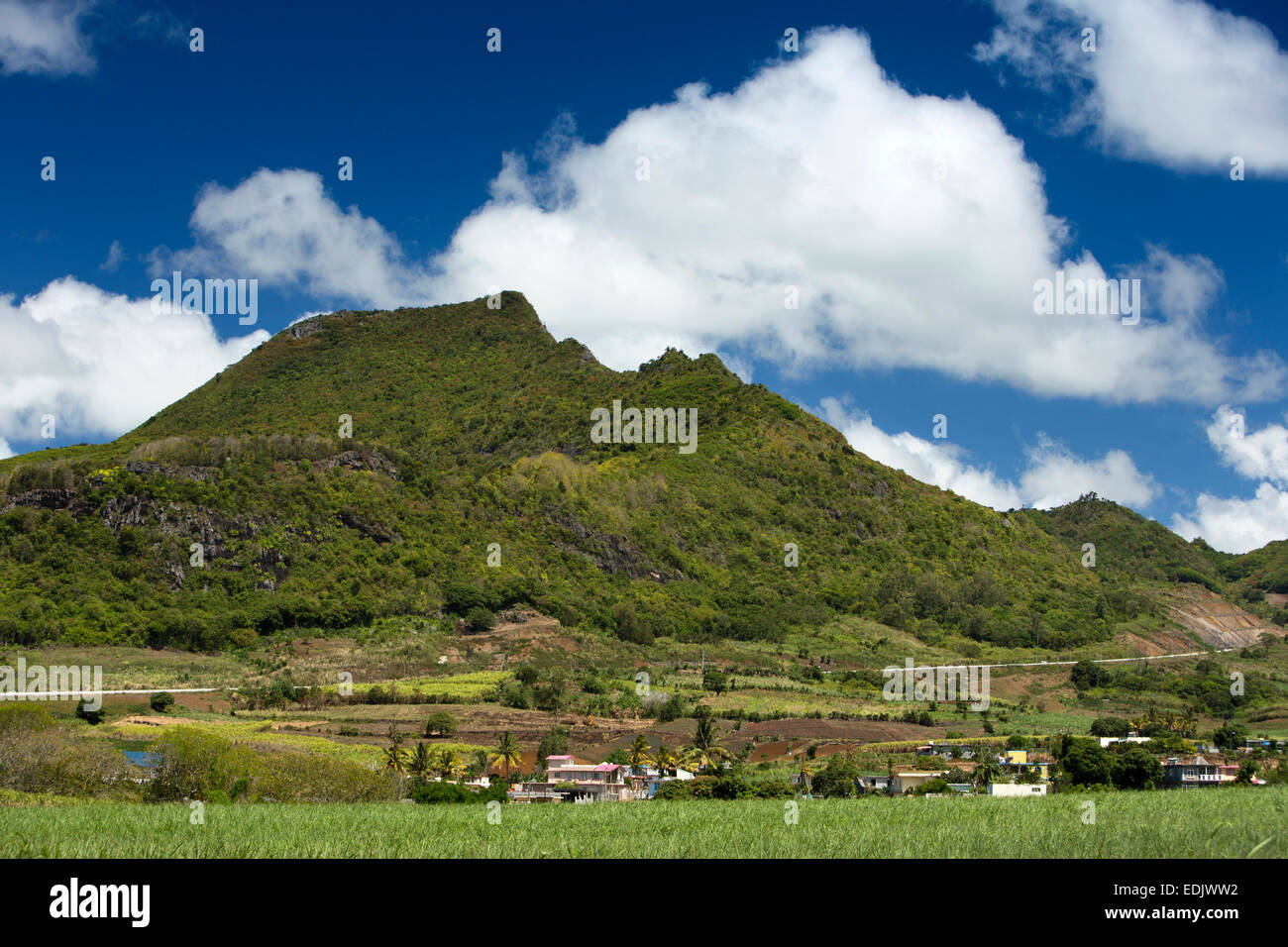 Mauritius, Creve Coeur, Montagne Deux Mamelles Stock Photo - Alamy