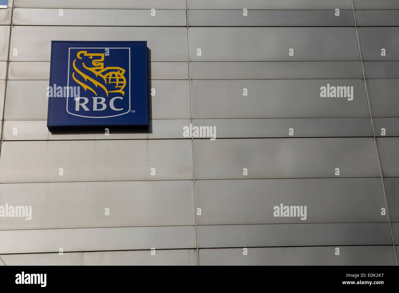 An RBC Groupe Financier (RBC Financial Group) branch office is pictured ...