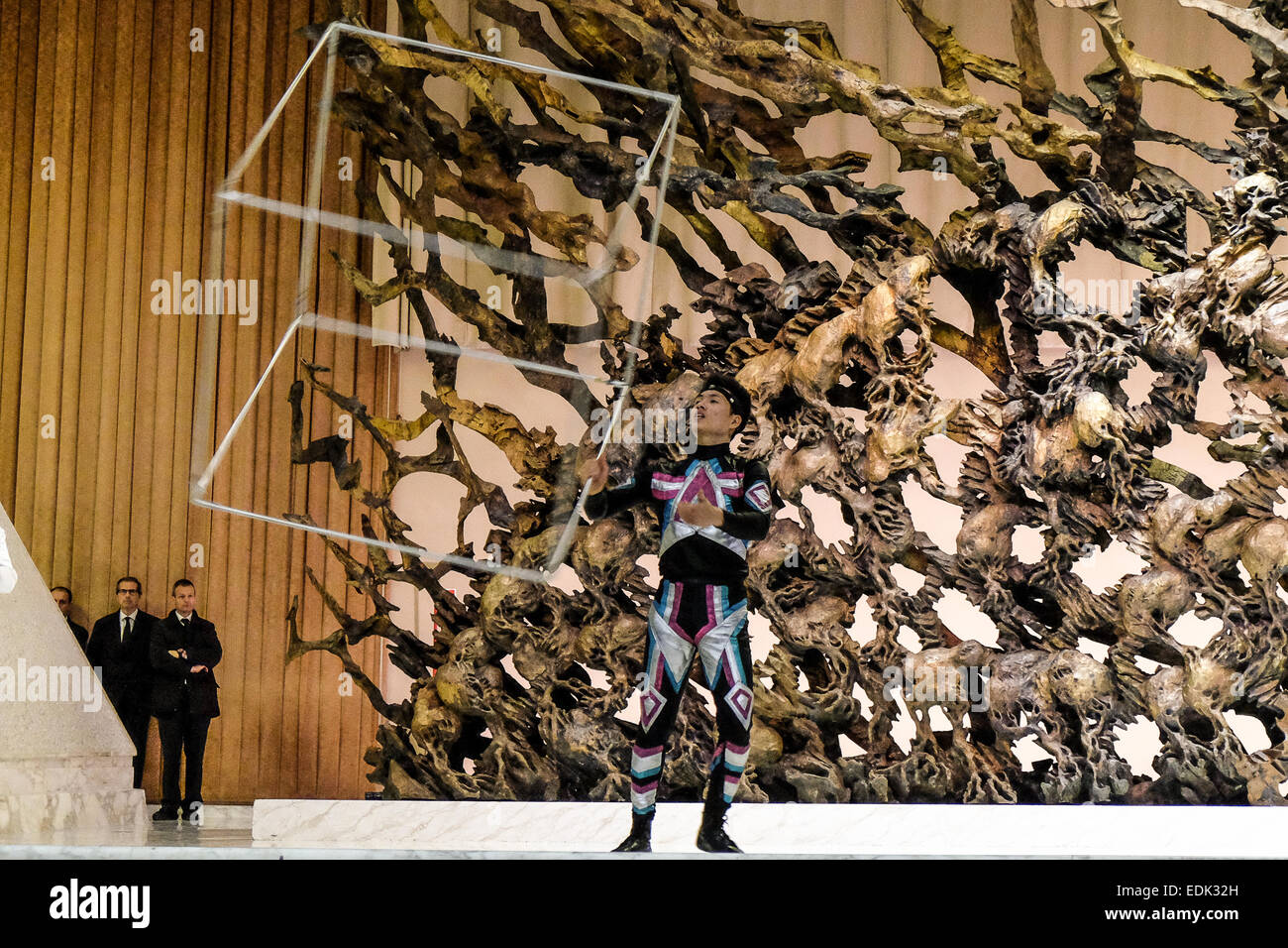 Vatican City. 07th Jan, 2015. Liana Orfei and the Golden Circus meet ...