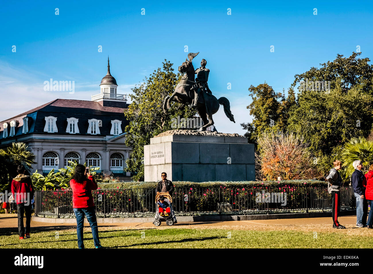 Statue at the jackson square hi-res stock photography and images - Alamy
