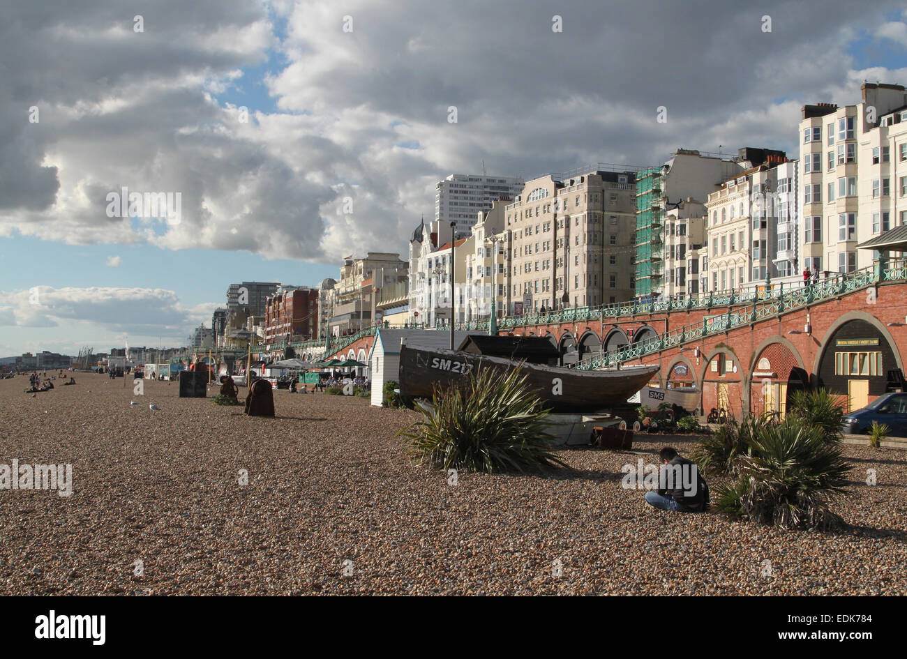 Brighton seafront beach hi-res stock photography and images - Alamy