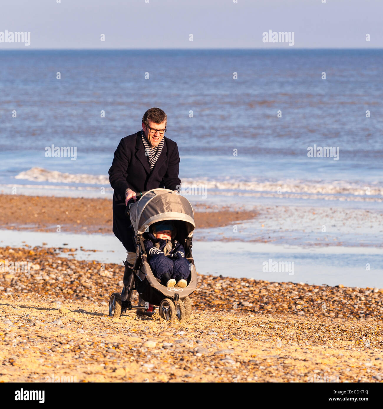 Man Push Pram High Resolution Stock Photography and Images - Alamy