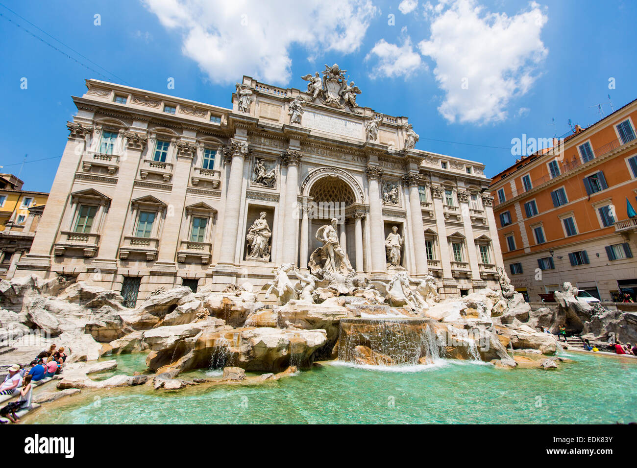 Trevi Fountain in Rome, Italy Stock Photo - Alamy