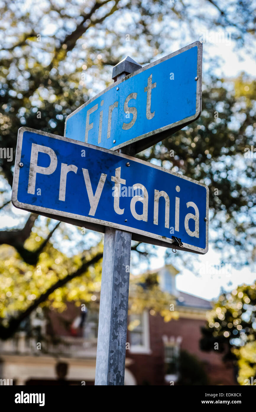 Prytania Street signpost in the Garden District of New Orleans LA Stock ...