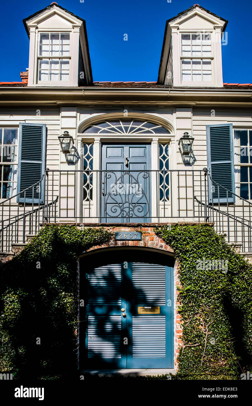 French Colonial style House in the Garden District of New Orleans LA ...