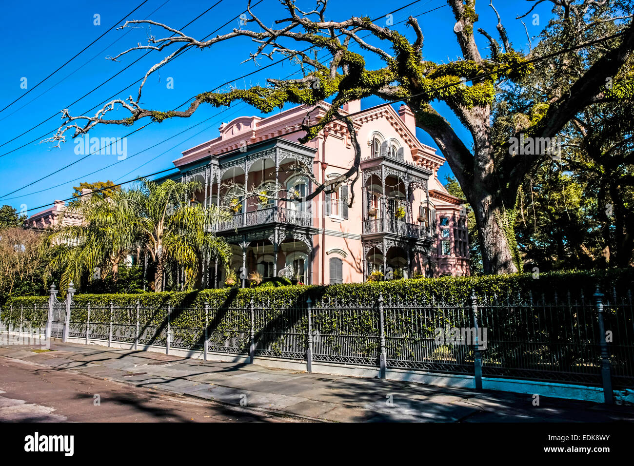 French Colonial style House in the Garden District of New Orleans LA ...