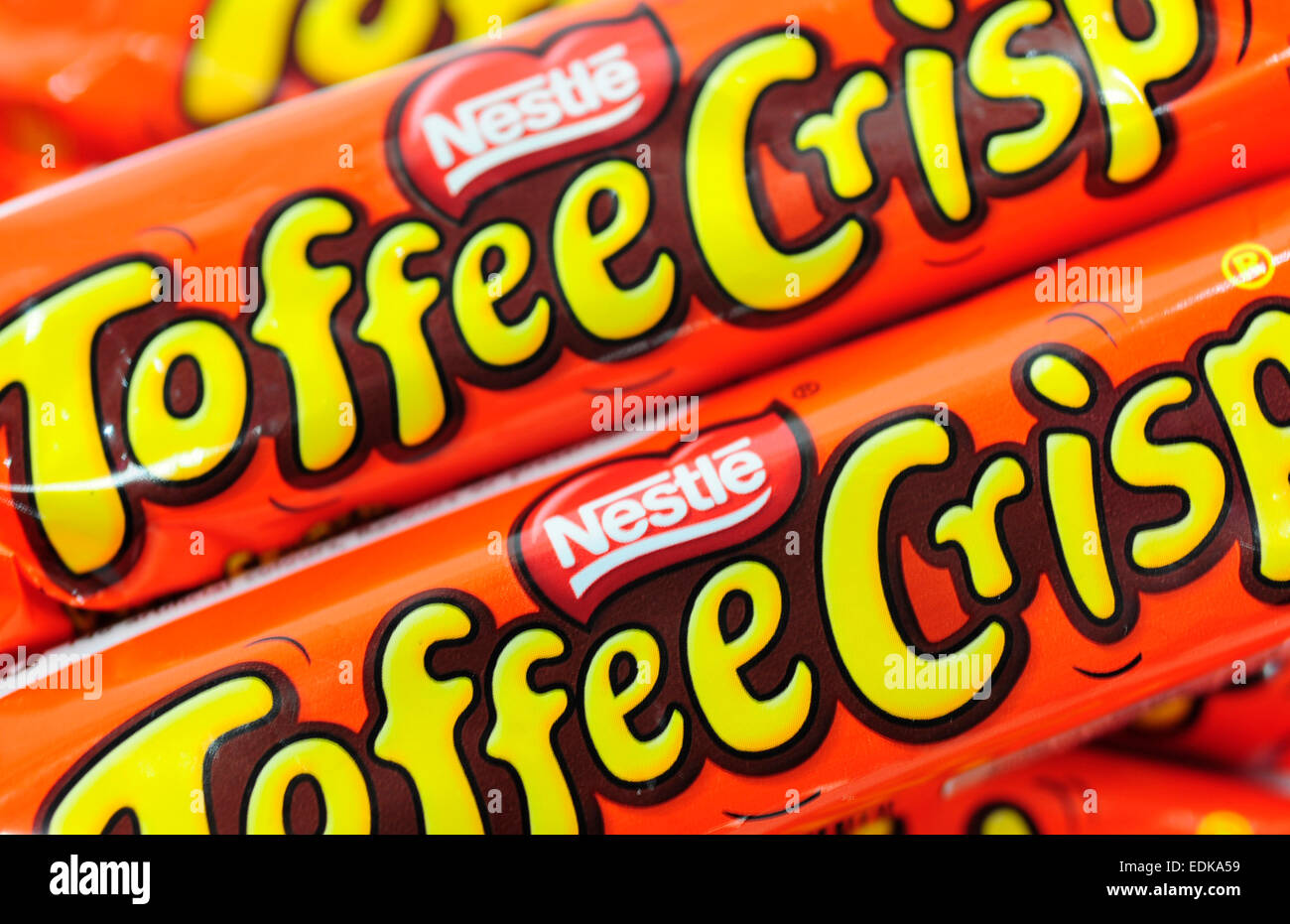 Toffee crisp bars hi-res stock photography and images - Alamy