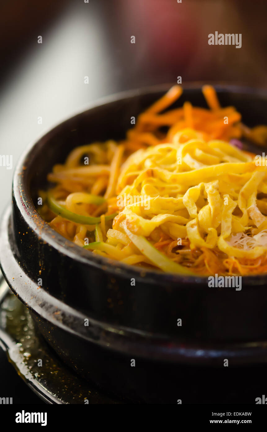 Spicy Korean-style stew pan Stock Photo - Alamy
