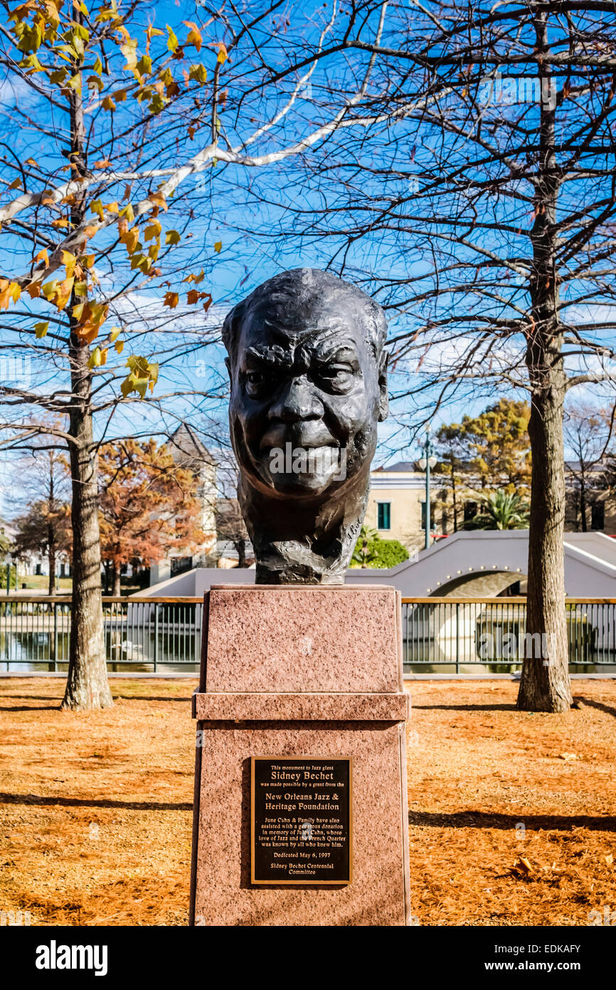 Louis Armstrong Statue New Orleans High Resolution Stock Photography ...