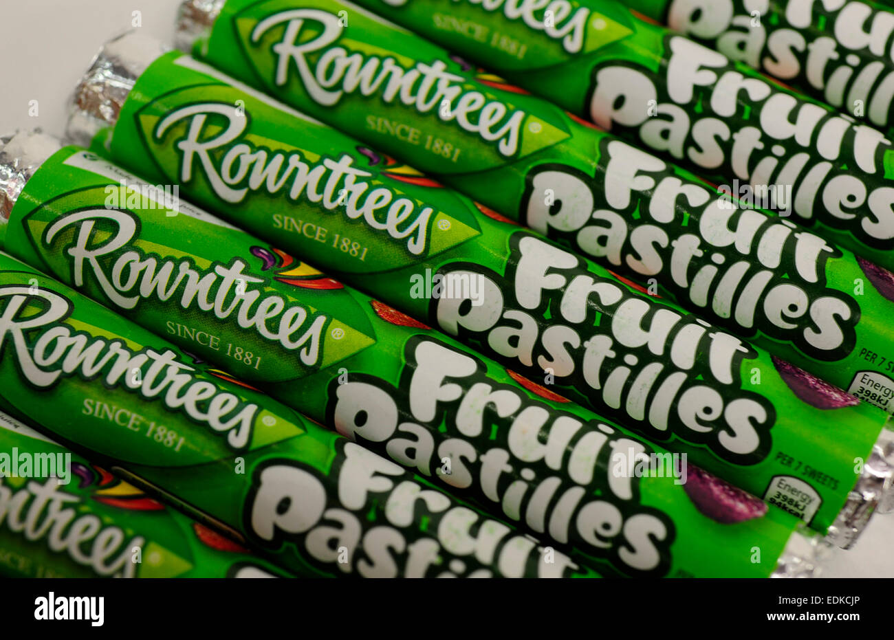 close up of nestle rowntrees fruit pastilles Stock Photo - Alamy