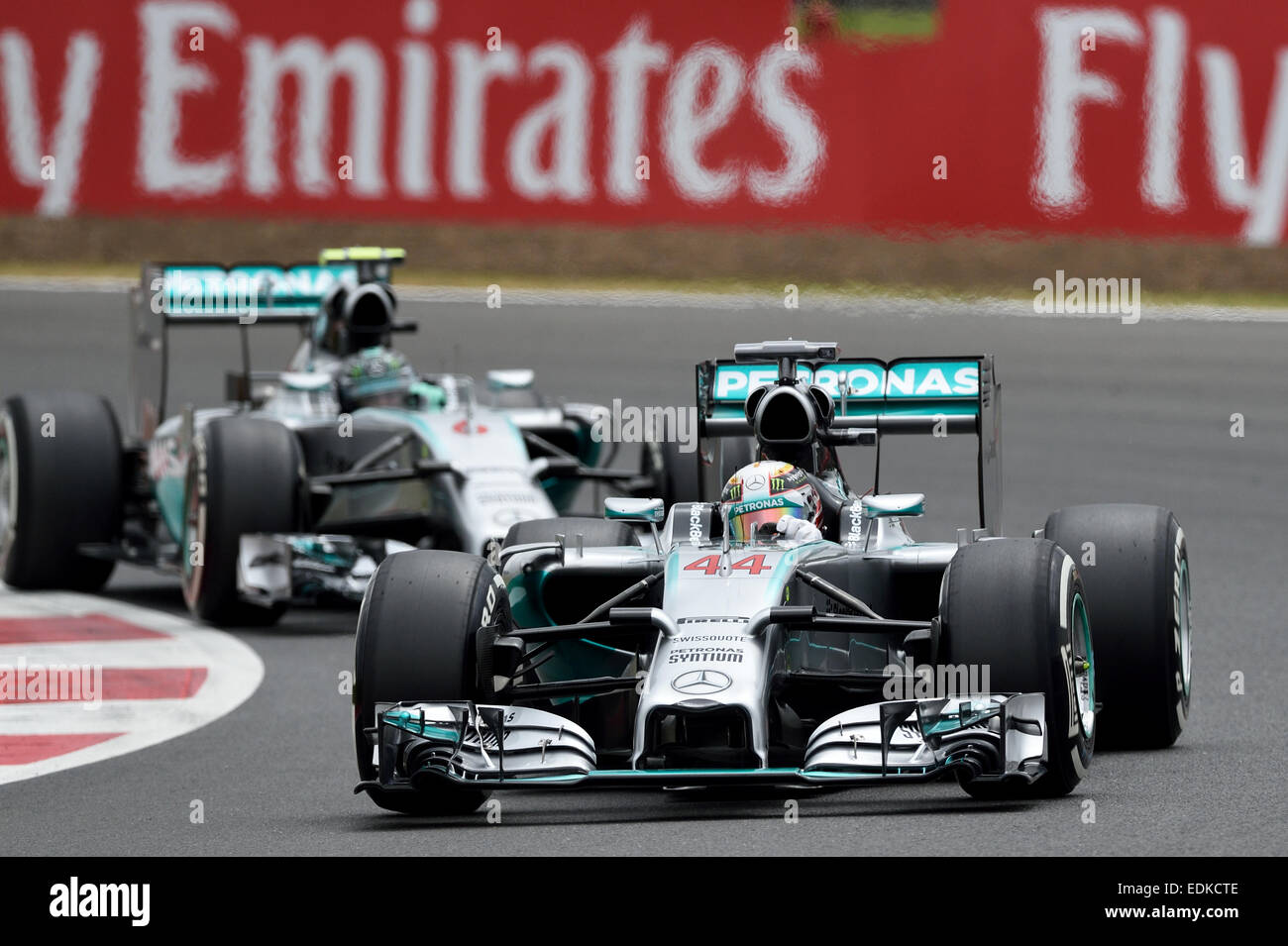 Silverstone F1 Grand Prix, qualifying race Featuring: Lewis Hamilton ...