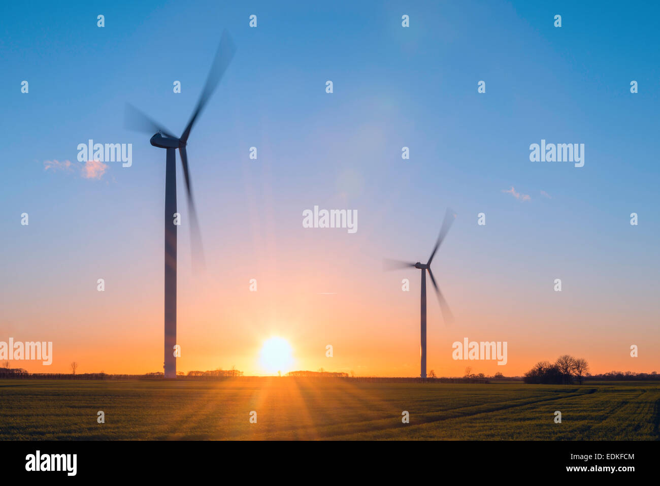Modern wind turbines hi-res stock photography and images - Alamy