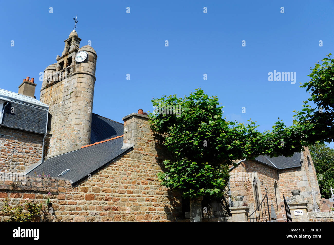 Ile de Brehat,Le Bourg,eglise Notre-Dame de Brehat, Cotes-d'Armor ...