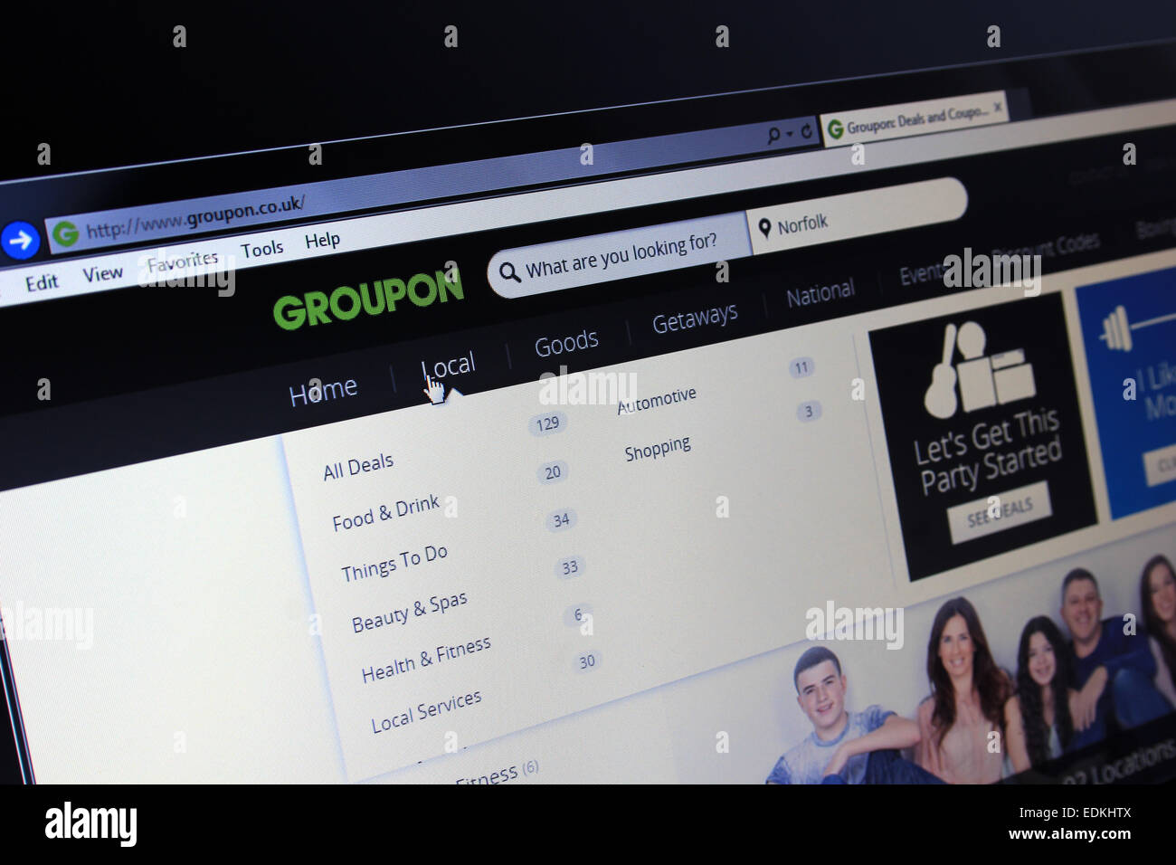 Groupon hi-res stock photography and images - Alamy