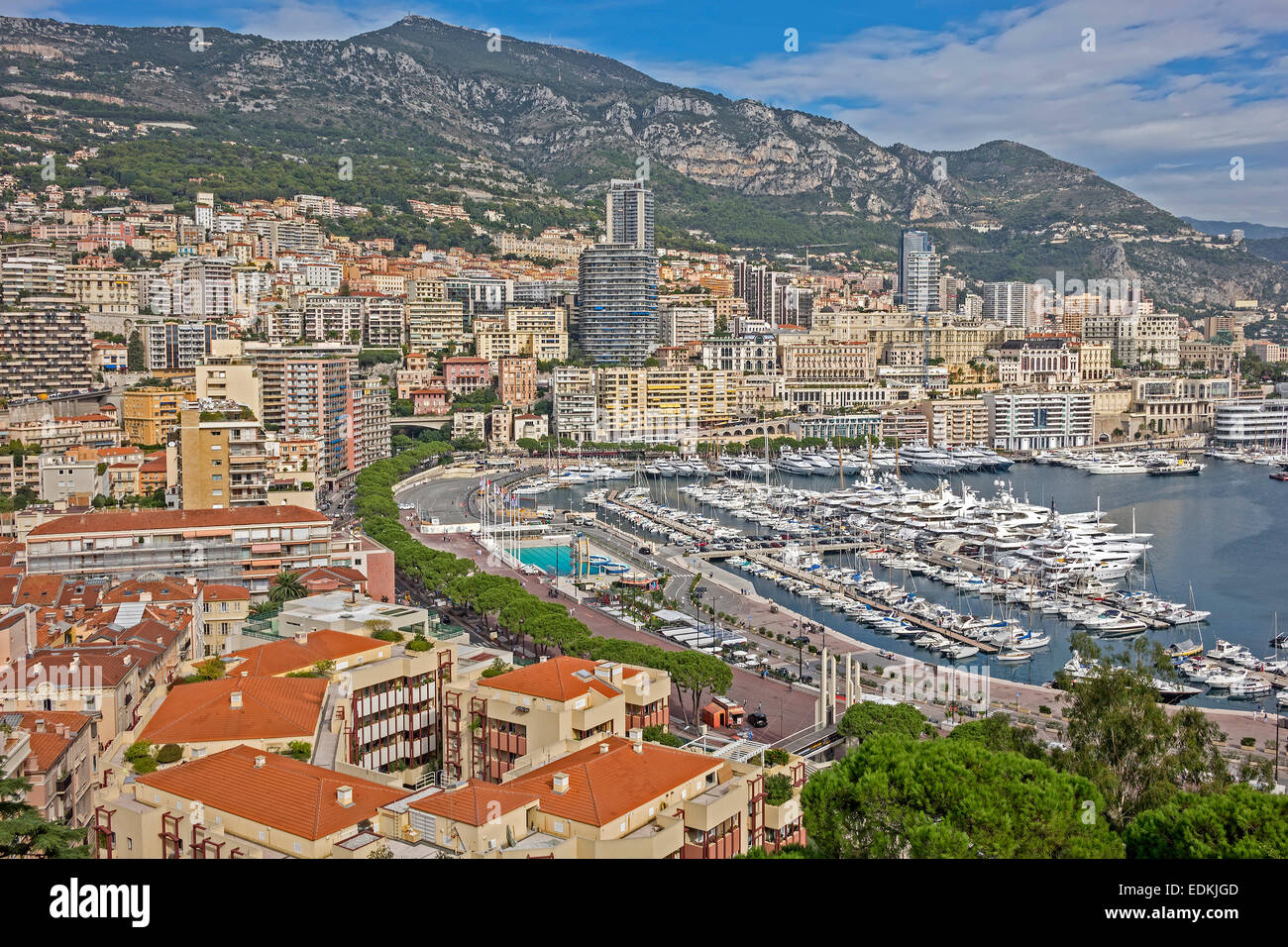 The Harbour and Bay Monte Carlo Monaco Stock Photo - Alamy